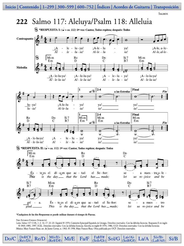 Salmo 117 Aleluya Pdf