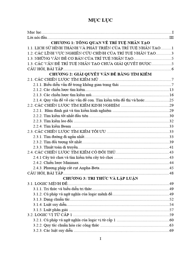 2 Muc Luc - Loi Noi Dau | PDF