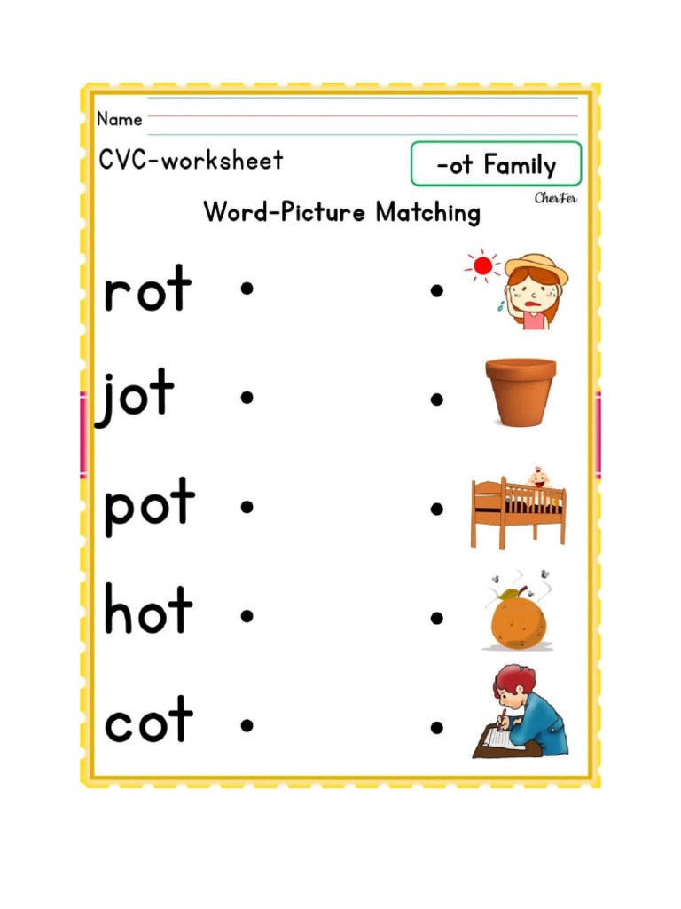 CVC Worksheets | PDF