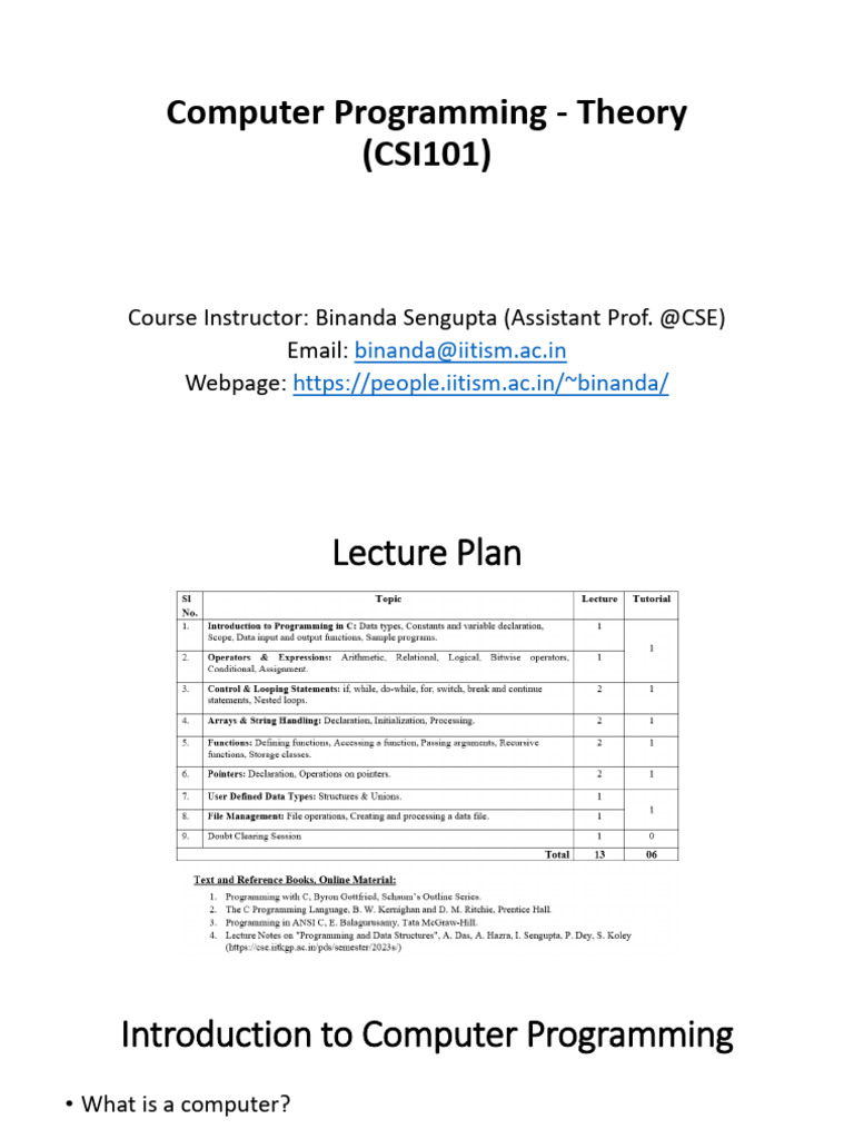 Class Notes | PDF | Pointer (Computer Programming) | Parameter ...