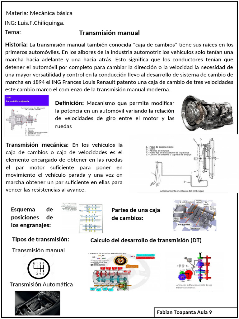 Transmicion Manual | PDF