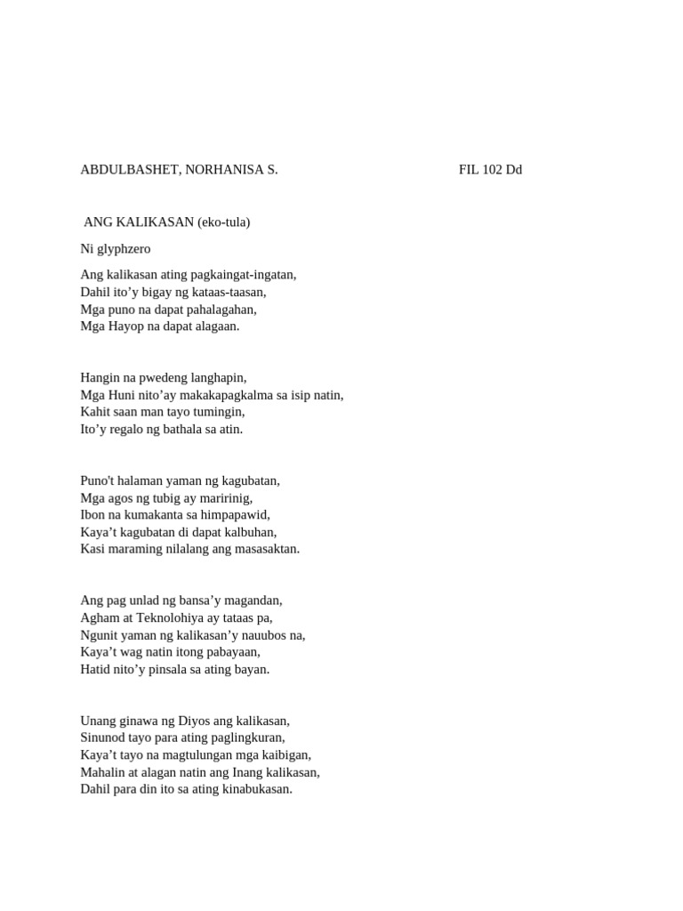 Fil102 Abdul Bashet Pag Susuri Final Requirements | PDF