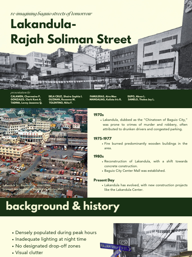 Group 4 - Lakandula-Rajah Soliman Street | PDF | Urbanization | Urban ...