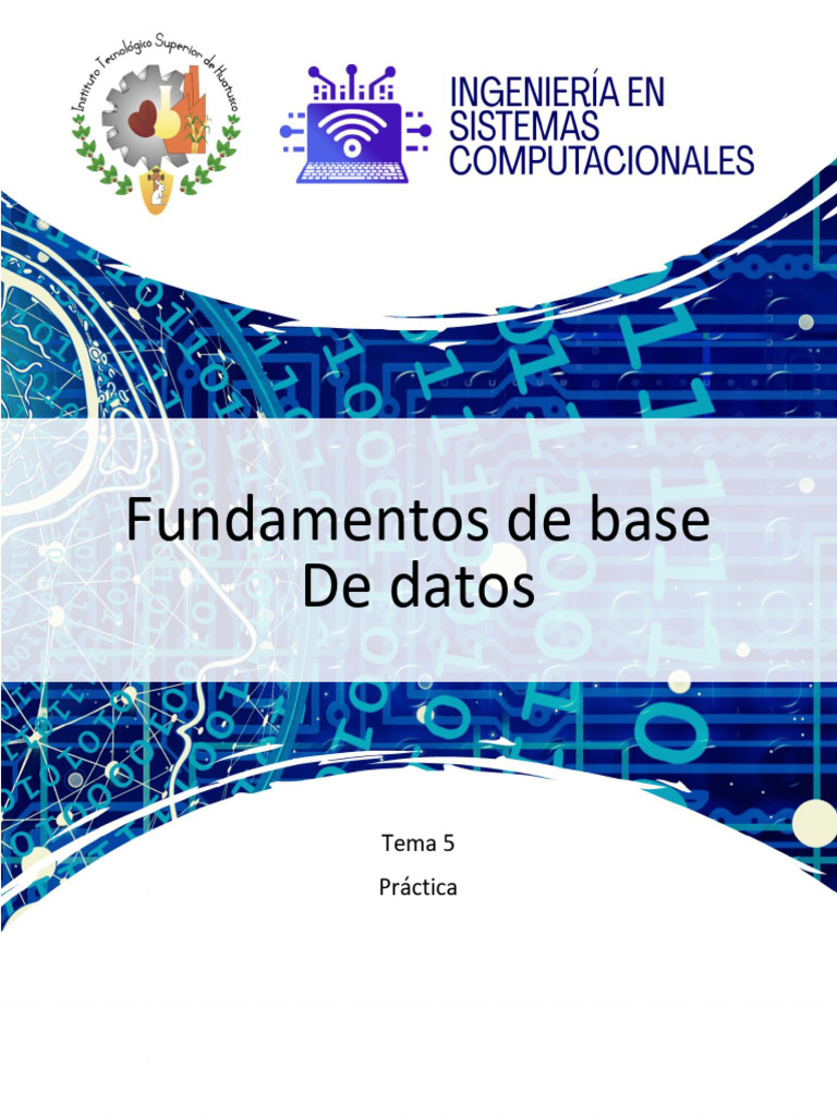 Práctica Tema 5 SQL | PDF | SQL | Programación de computadoras