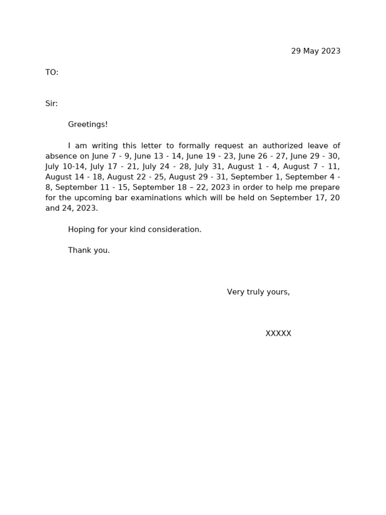Letter For Request - Sheriff | PDF