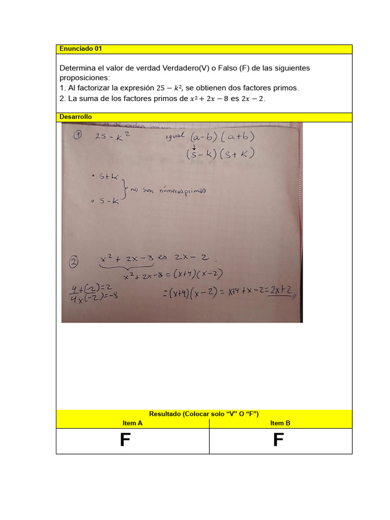 Formato de Soluci N de Desarrollo Estudiante Presencial H Brido Remoto RESUELTO | PDF