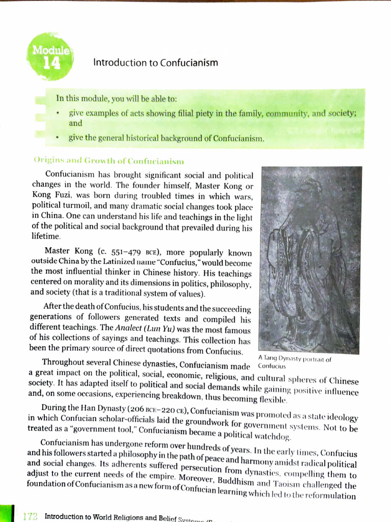 IWRBS G11 Confucianism | PDF | Confucianism | Confucius