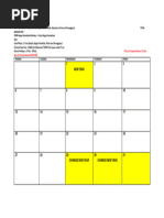 Carsem Calendar | PDF | Observances