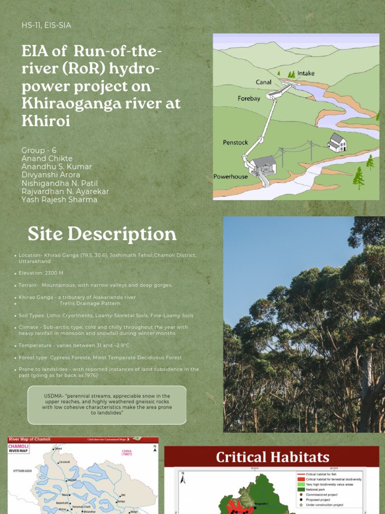 EIA Presentation Group 6 | PDF | River | Riparian Zone