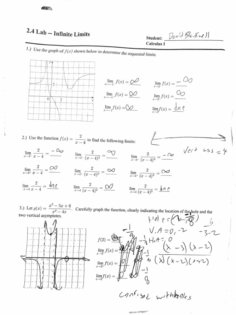 Calculus 1 Homework | PDF
