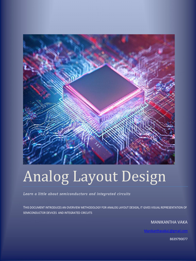 Analog Layout Notes | PDF | Mosfet | Integrated Circuit