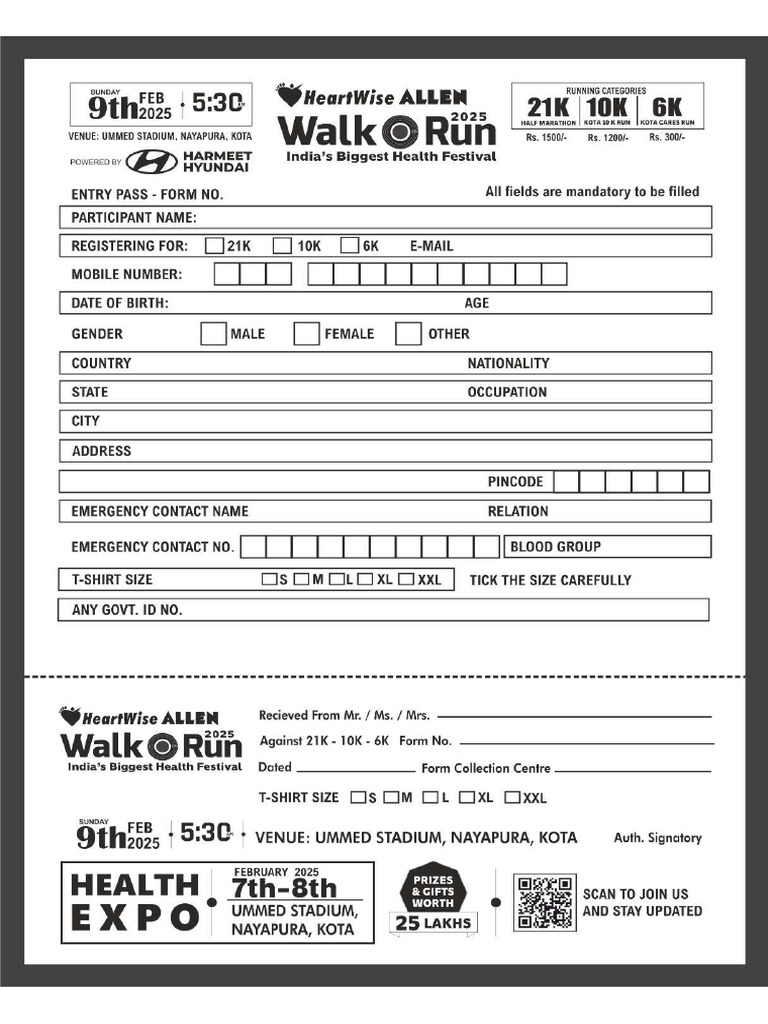 Walkorun Form1 | PDF