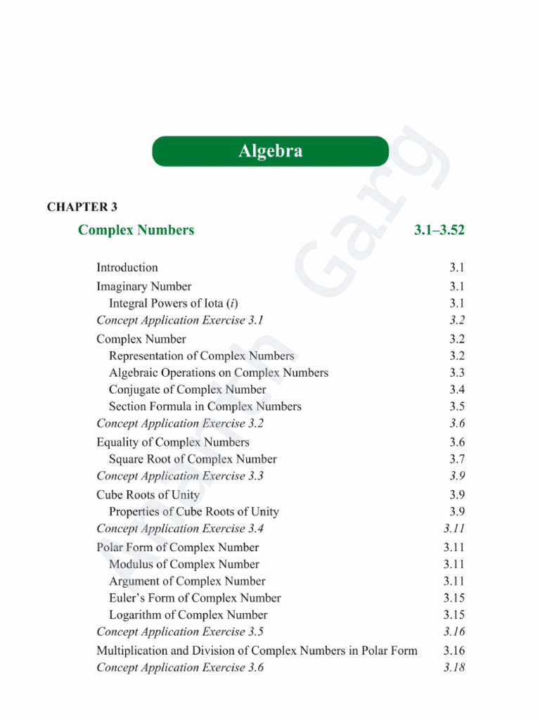 Complex Numbers | PDF