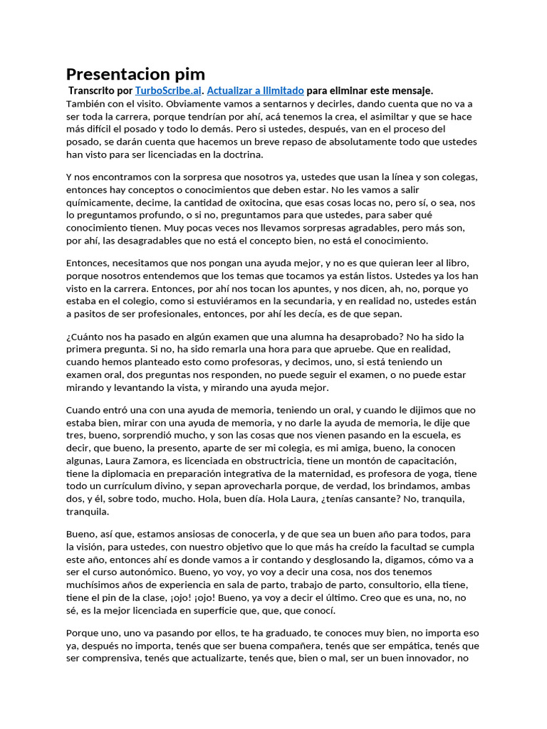 Presentacion Pim | PDF