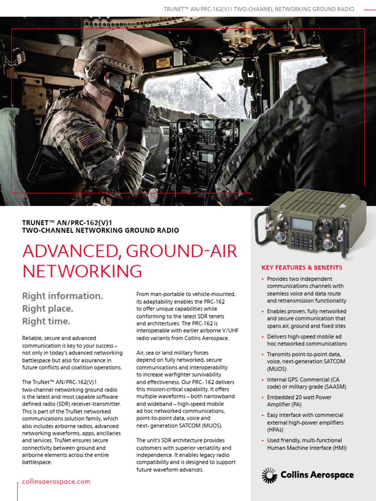 Trunet PRC 162 GR 2500 | PDF | Frequency Modulation | Software Defined ...