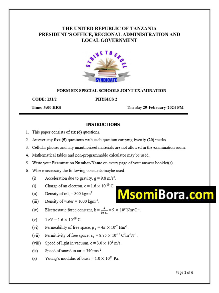 Physics 2 - Exam N Answers | PDF | Deformation (Engineering) | Elasticity (Physics)