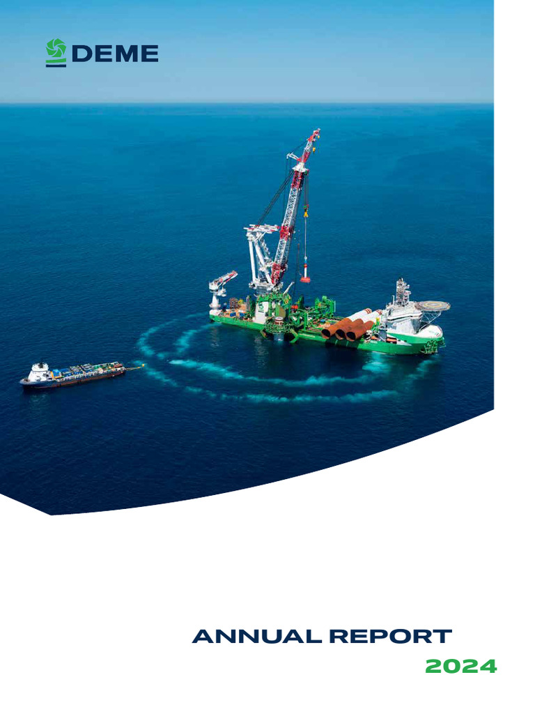 DEME Annual Report 2024 en Annual Report | PDF | Offshore Wind Power | Dredging