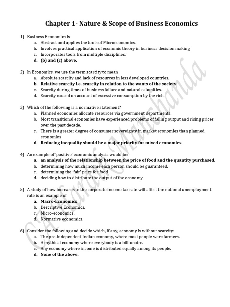 Compiled MCQs_MICRO ( Answers ) | PDF | Demand | Elasticity (Economics)