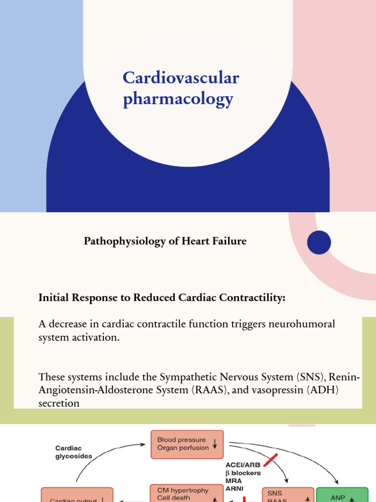 Cardiovascular Pharmacoogy | PDF | Heart Failure | Angiotensin