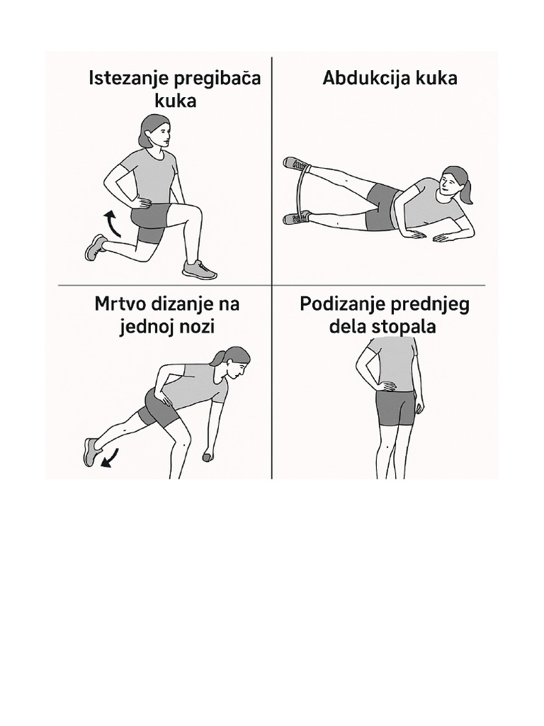 Vezbe Komplet Stabilizacija Oporavak Cirkulacija | PDF