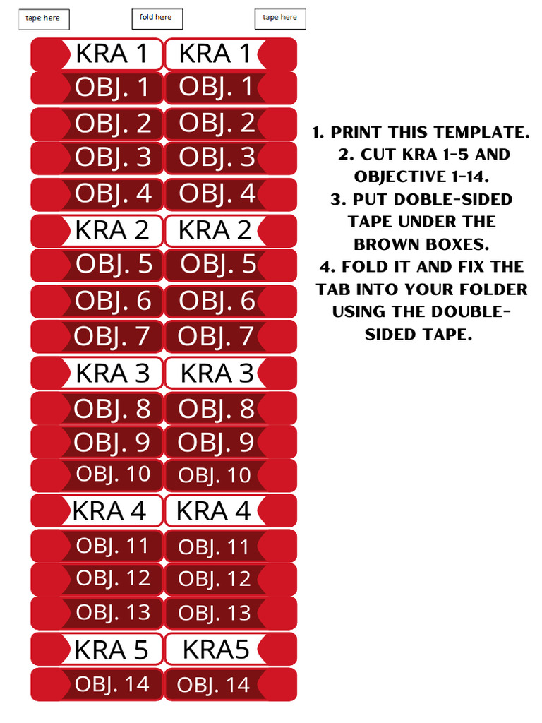Red Tabbing | PDF