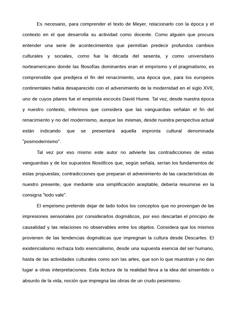 Piques de Meyer | PDF | Empirismo | Experiencia