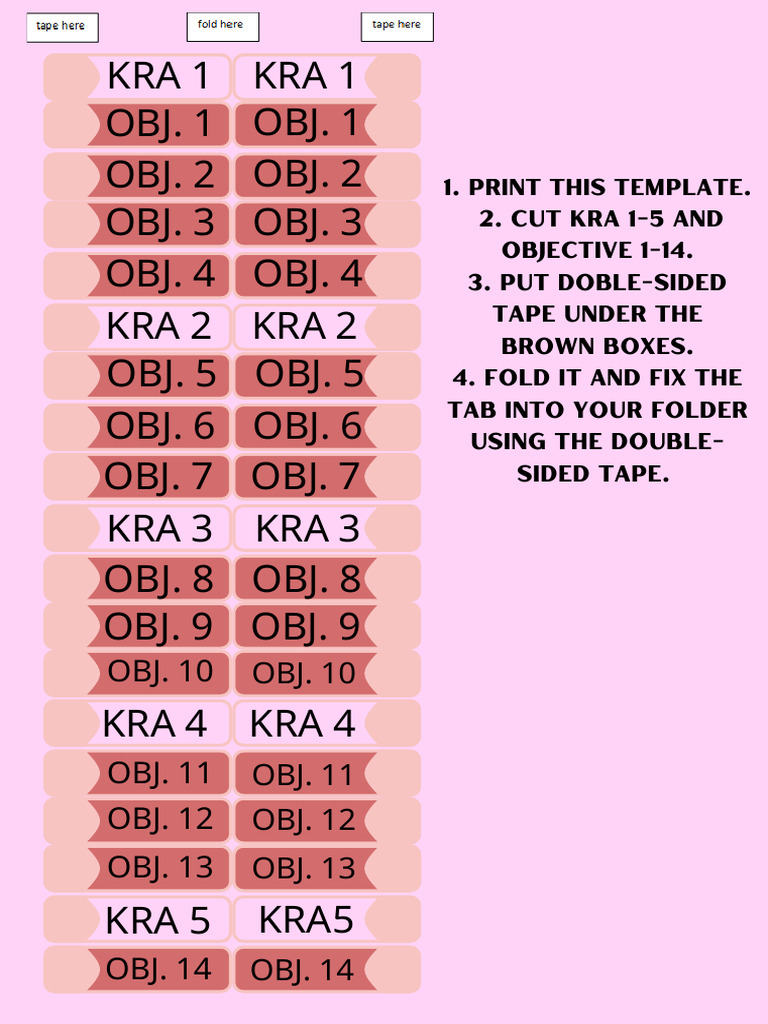 Pink Tabbing | PDF