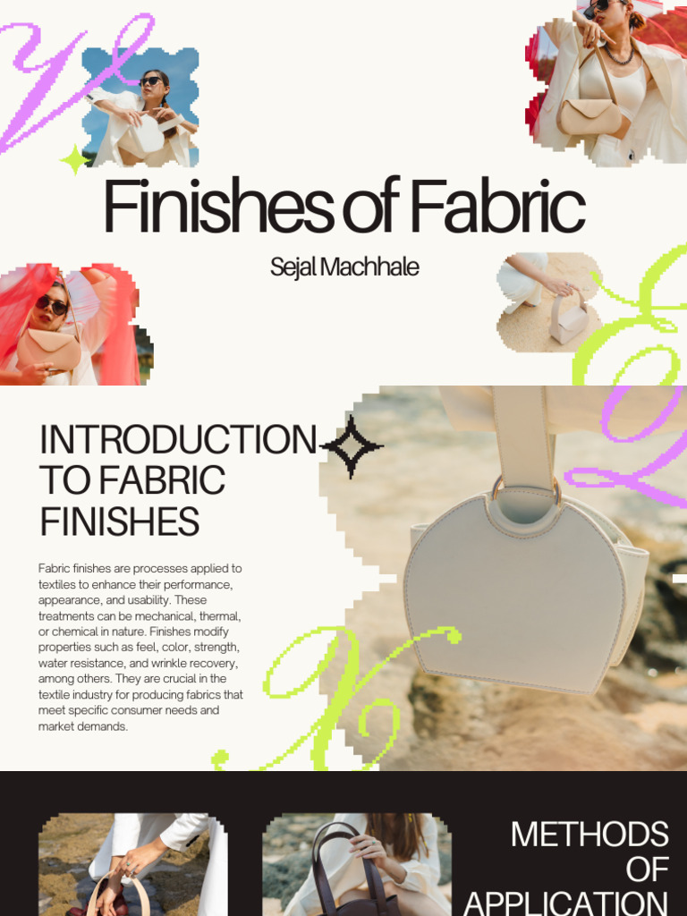 Understanding Fabric Finishes and Techniques | PDF | Textiles | Bleach