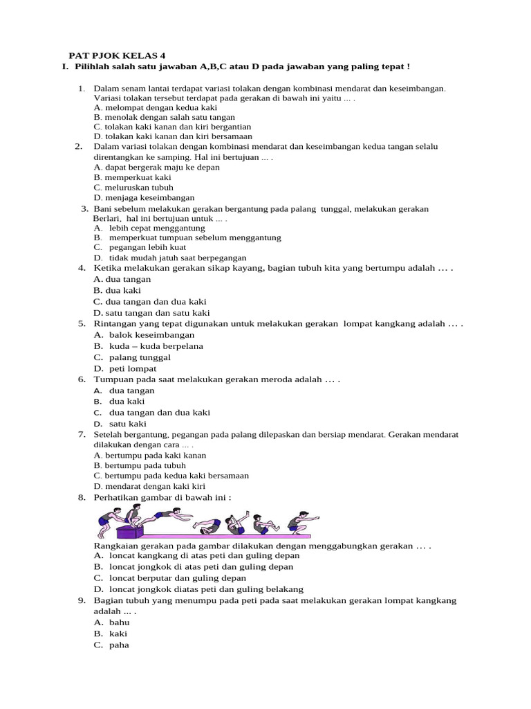 4._SOAL_PAS_PJOK_KELAS_4_SMT_2_2023[1] | PDF