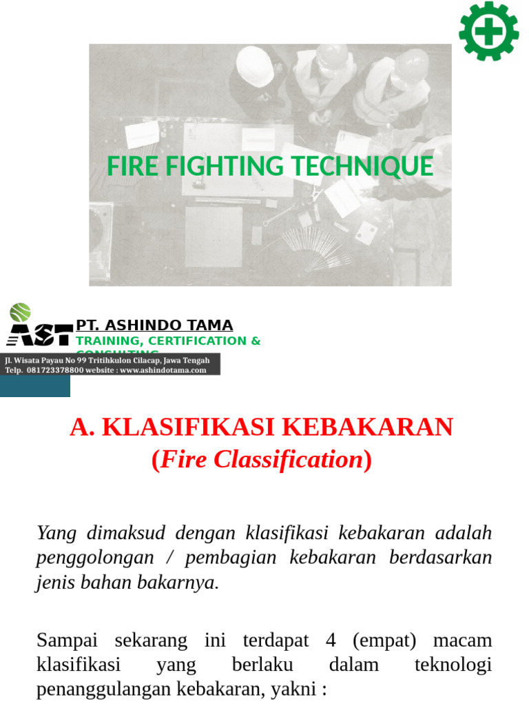Fire Fighting Technique | PDF