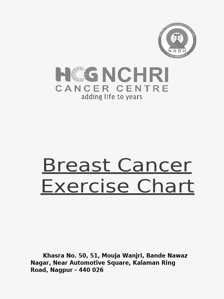 Breast Cancer Exercise Chart | PDF