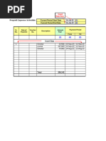 Prepaid Expense Schedule Template | PDF | Payments | Financial Accounting