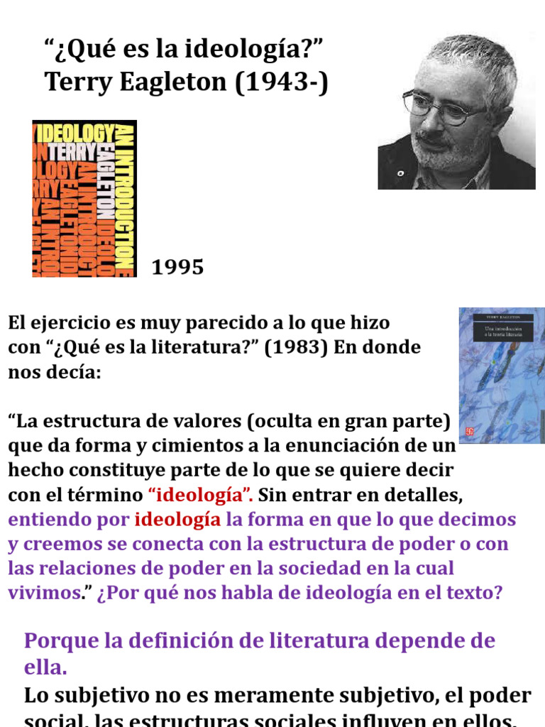 Definiciones de Ideología según Eagleton | PDF | Ideologías | marxismo