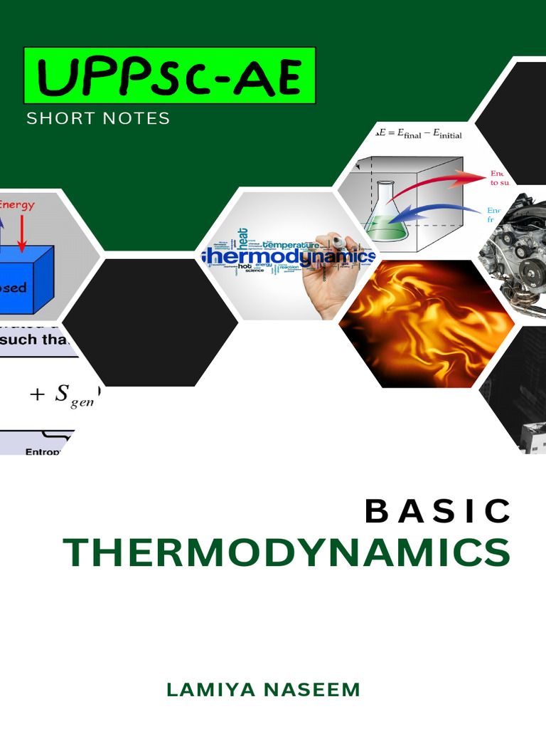 Thermodynamics Short Notes | PDF | Thermometer | Temperature