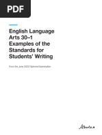 Educ Ela 30 1 Examples Students Writing Jan 2024 | PDF | English ...