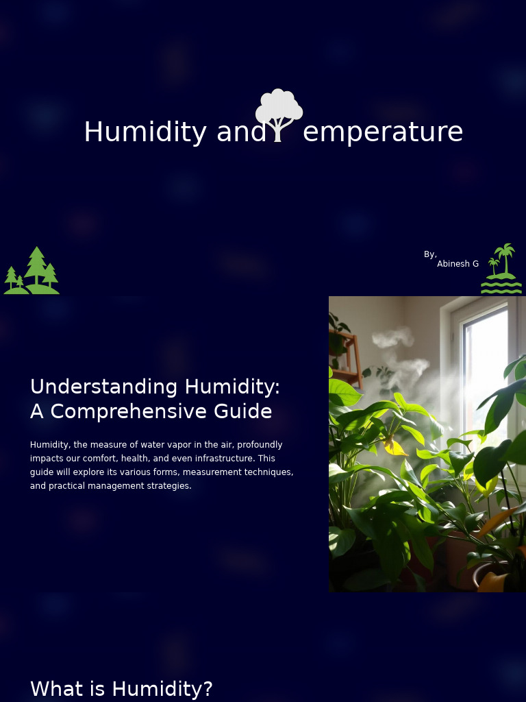 Abinesh - Temperature and Humidity | PDF | Humidity | Temperature