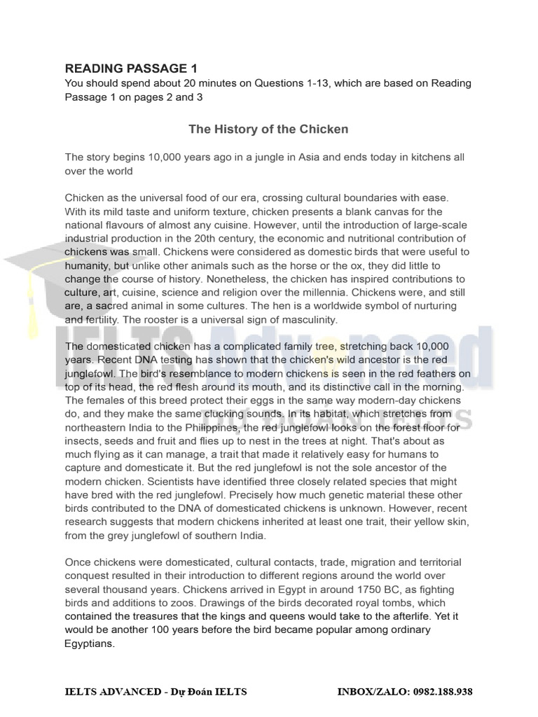 History of Chicken Domestication | PDF | Chicken | Birds