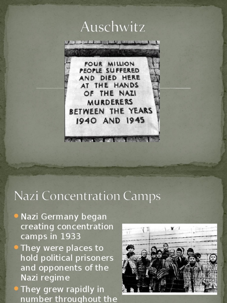 Holocaust and Auschwitz Overview | PDF | Nazi Concentration Camps ...
