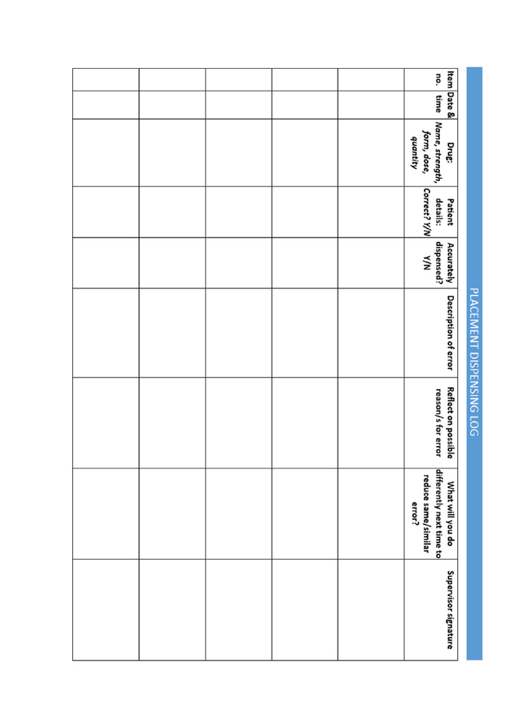 Dispensing Log 2 | PDF