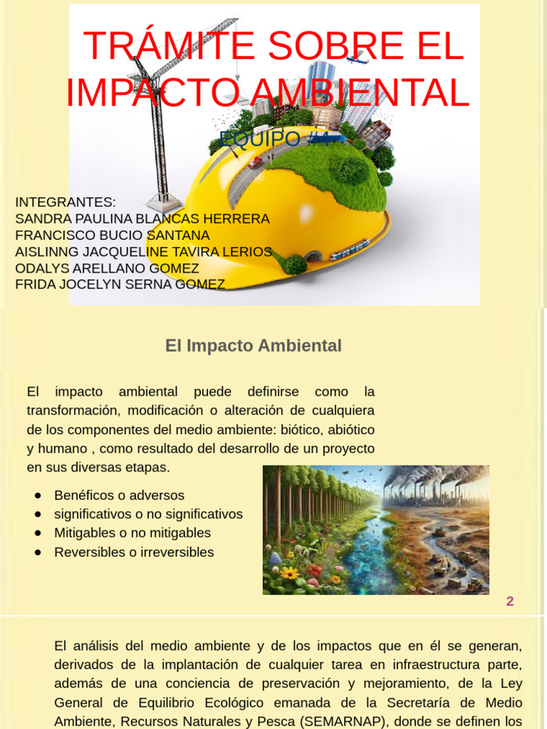Impacto Ambiental en Construcción | PDF | Evaluación de impacto ...