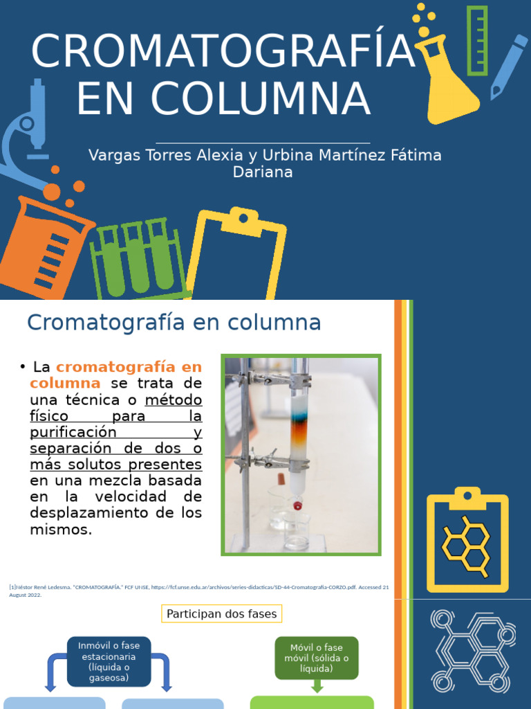Cromatografía en Columna | PDF | Cromatografía | Elución