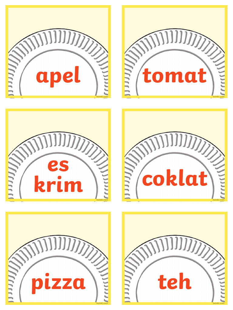 Indonesian Language Flashcards | PDF