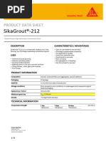 Sikacrete - 211 Sccplus | PDF | Concrete | Materials