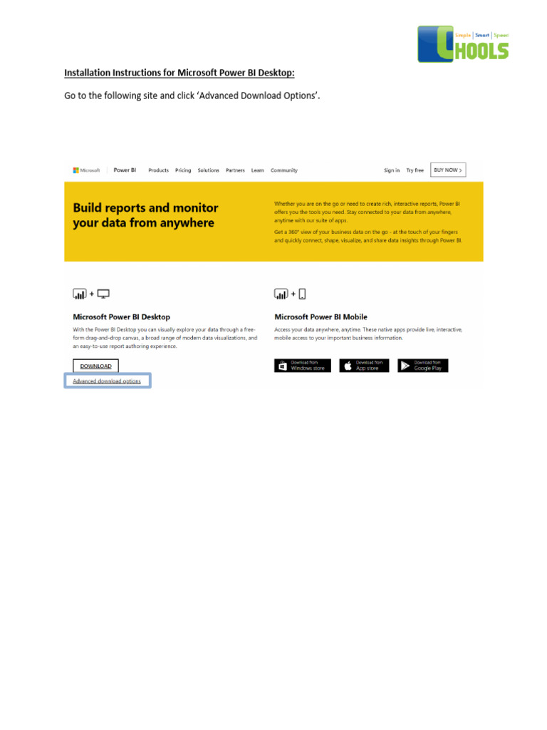Power-BI-Installation-Instructions-1 | PDF