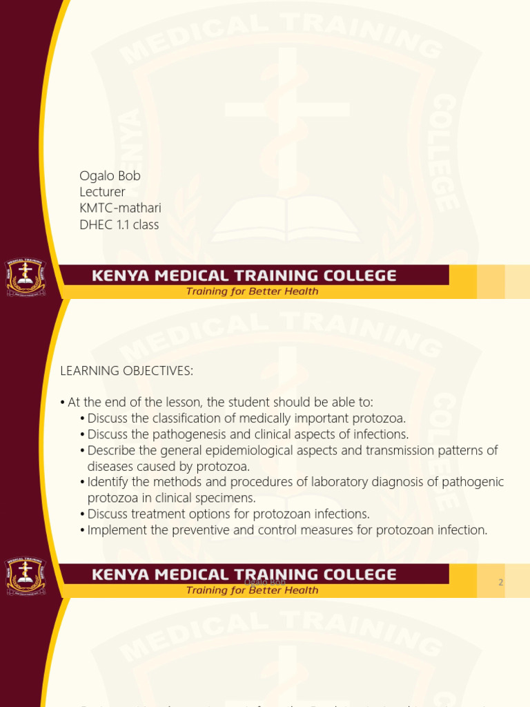 Medical Protozoology Overview and Insights | PDF | Protozoa | Parasitism