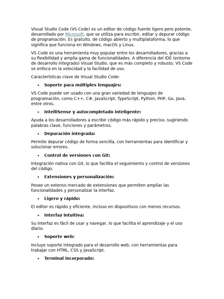 Visual Studio Code | PDF