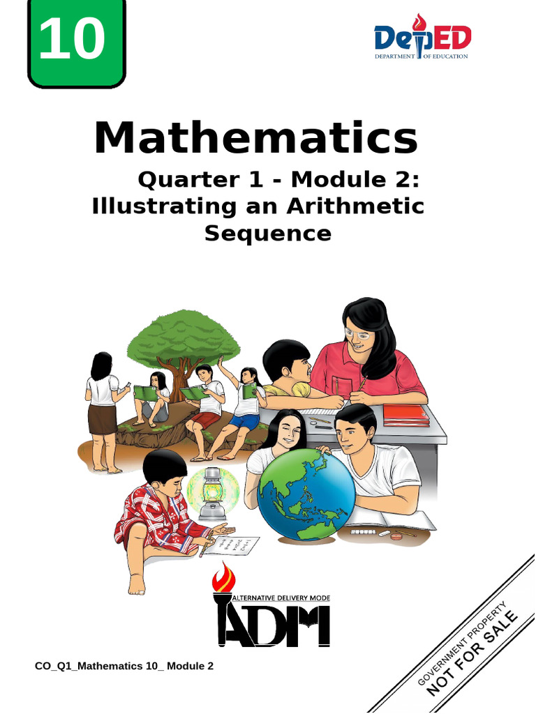 Math10 - q1 - Mod2 Arithmetic Sequence v2.2 | PDF | Numbers | Mathematics