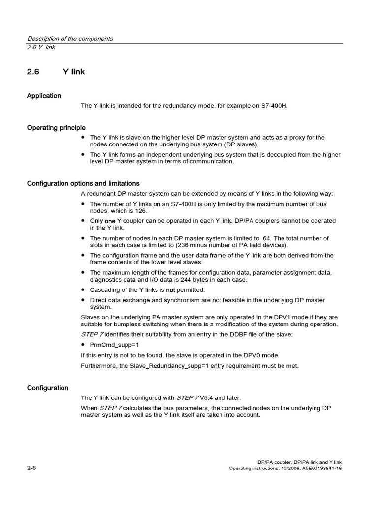 Pages From Profibus - DP - PA - Y - Link - en | PDF | Data Transmission | Computer Networking