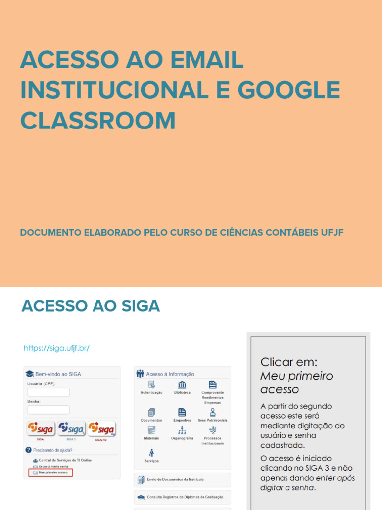 Acesso Ao Email e Classroom | PDF | Bibliotecas