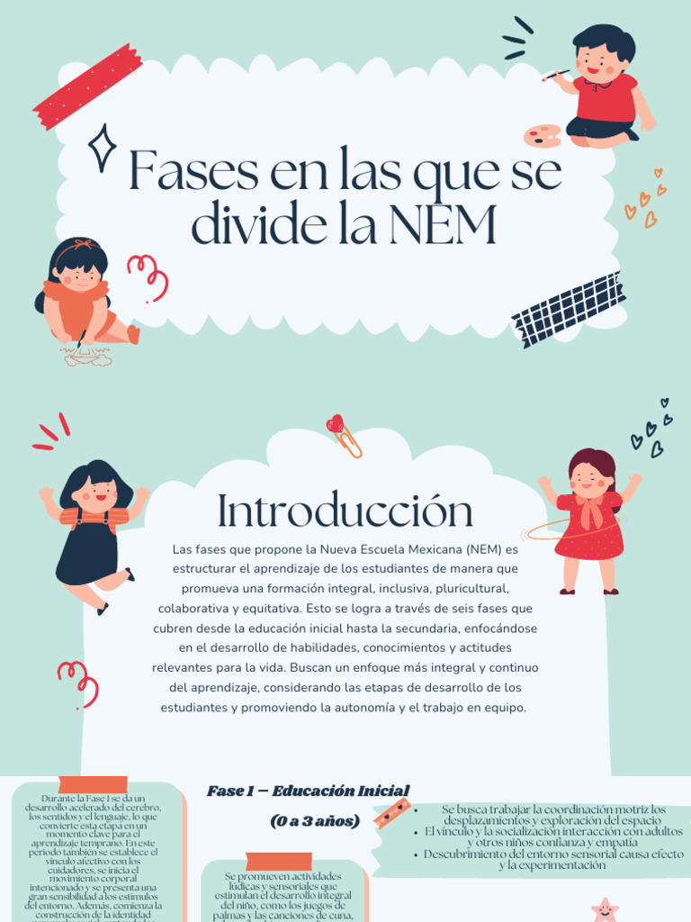 Fases de La NEM | PDF | Aprendizaje | Sociedad